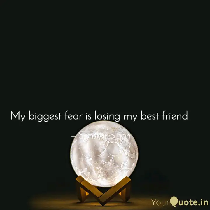 My biggest fear is losing... | Quotes & Writings by Sanskar Singh ...