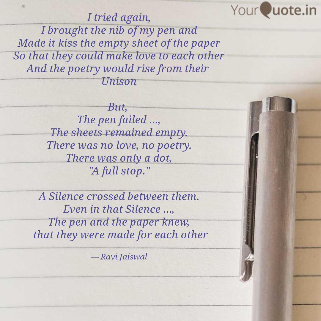 I tried again, I brought ... | Quotes & Writings by Ravi Jaiswal ... I tried again, I brought ... | Quotes & Writings by Ravi Jaiswal ...