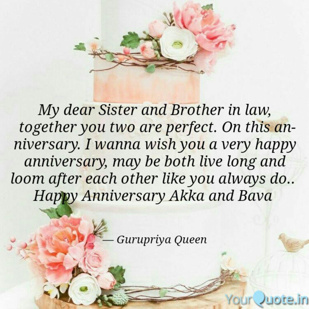 Anniversary Quotes Sister In Law
