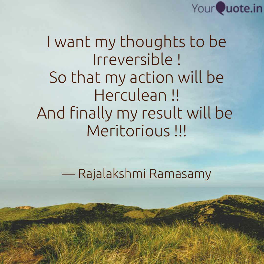 I want my thoughts to be ... | Quotes & Writings by Rajalakshmi R ... I want my thoughts to be ... | Quotes & Writings by Rajalakshmi R ...