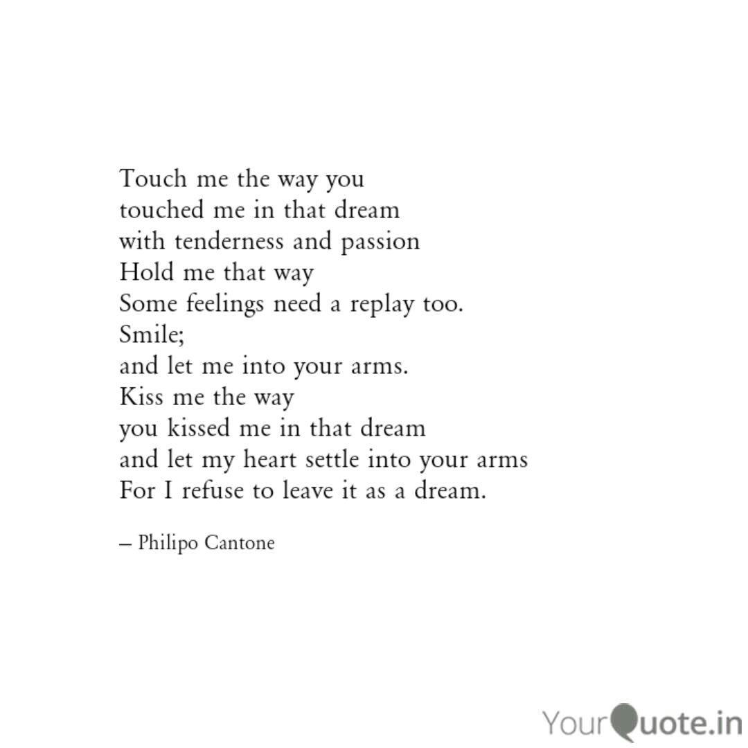 Touch Me Quotes