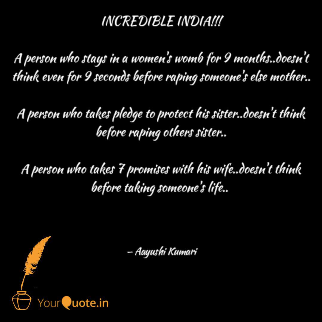 Incredible India A Pe Quotes And Writings By Aayushi Kumari Yourquote 